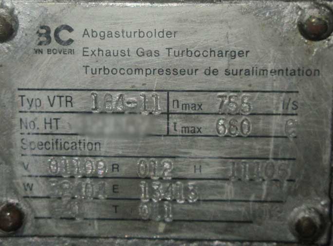 BBC VTR 184-11 Turbo