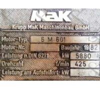 mak 6m601 spare parts