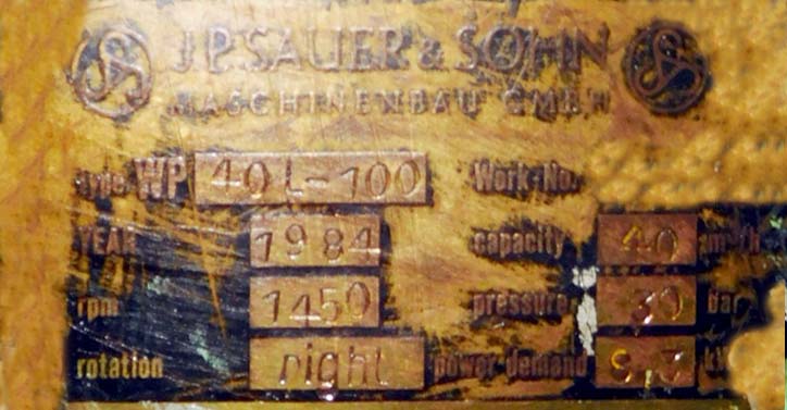 J.P. Sauer & Sohn 40 L 100