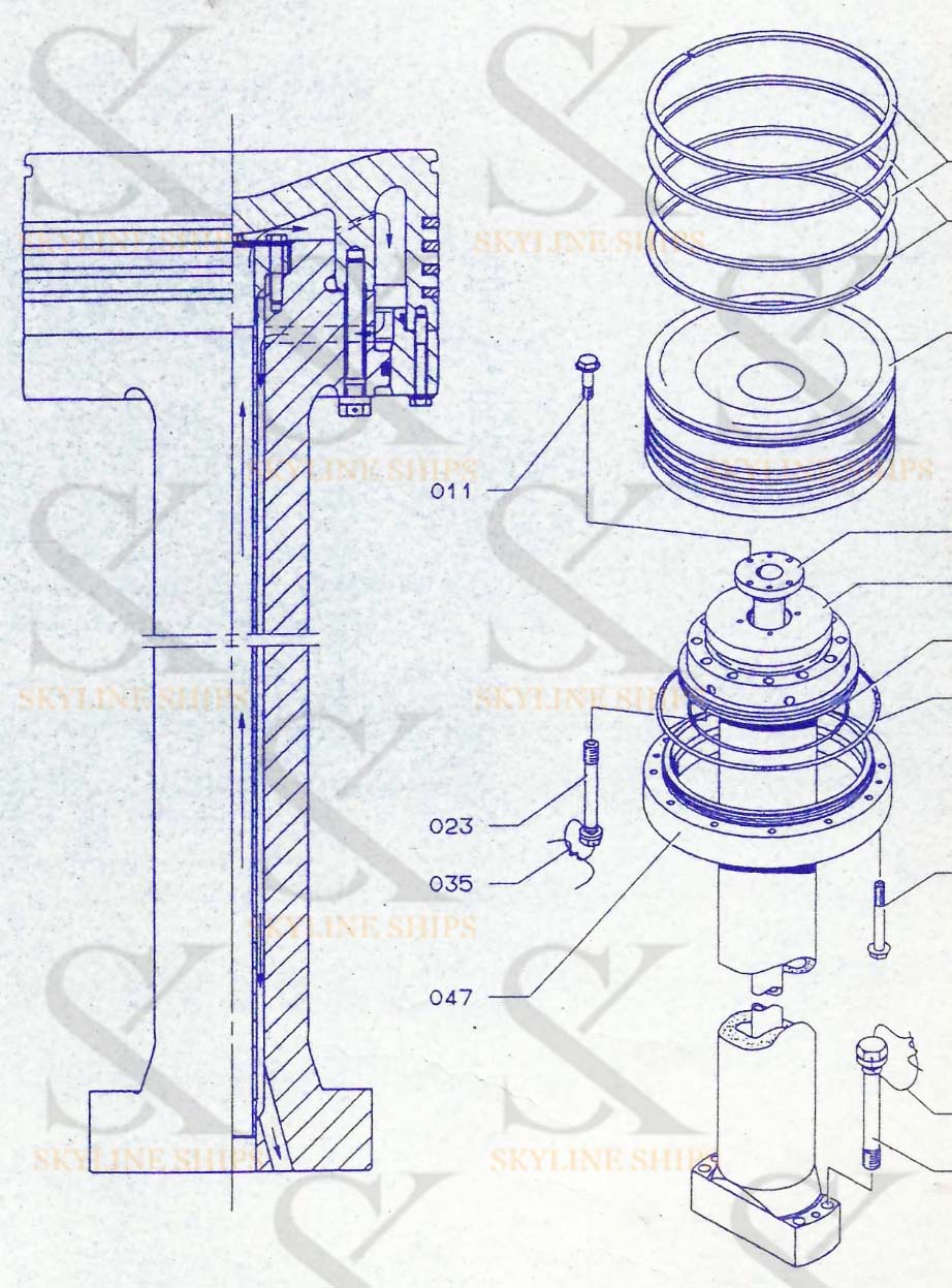 MAN B&W S 35 MC Piston
