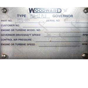 PGA 12 PLS Woodward Governor